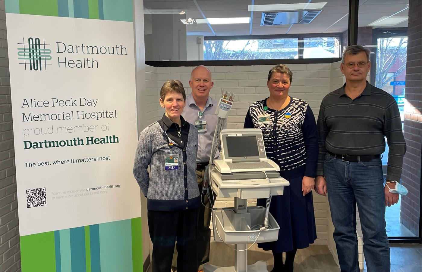 Alice Peck Day donates life-saving machine to care for wounded ...